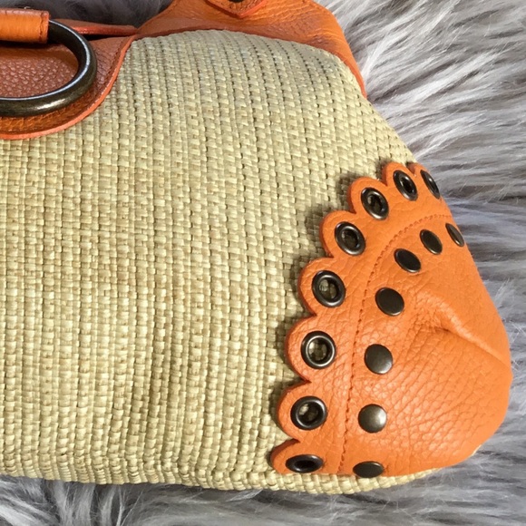 Tanner | Bags | Tanner Authentic Vintage Leather With Straw | Poshmark